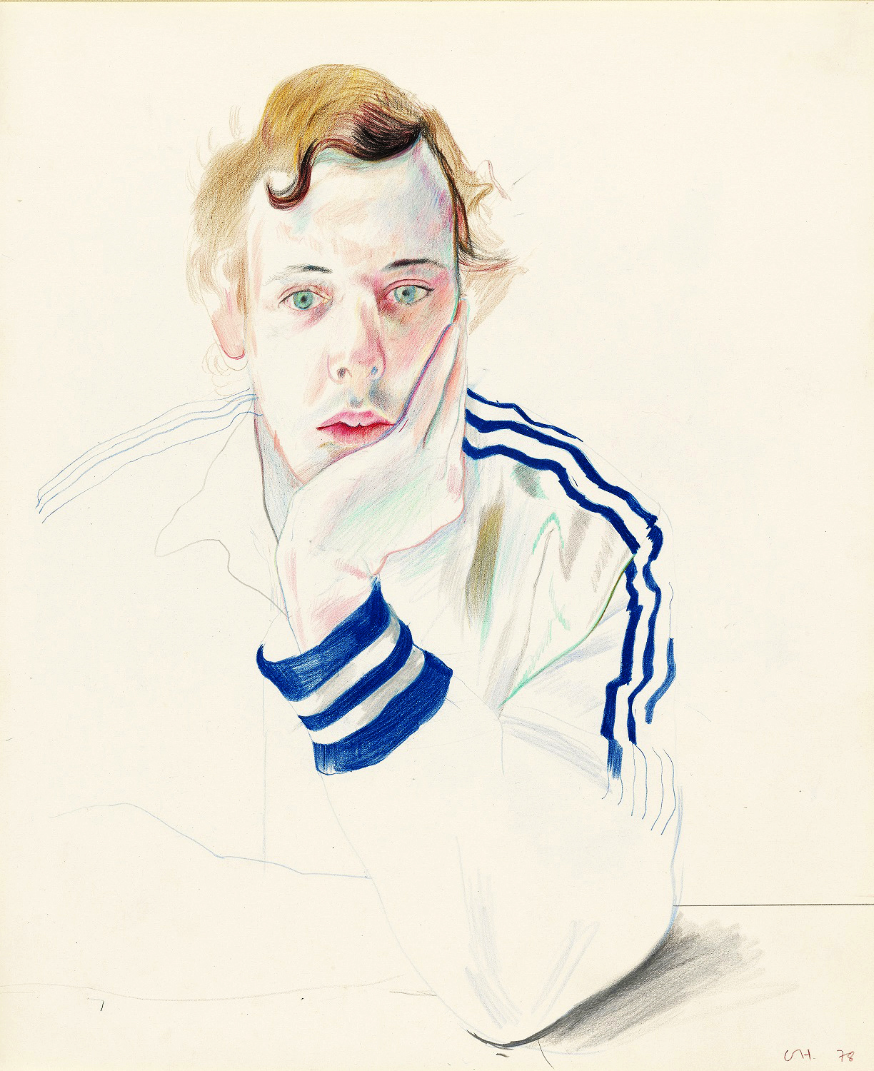 Retrato de Gregory Evans, David Hockney, 1978, Califórnia, Estados ...