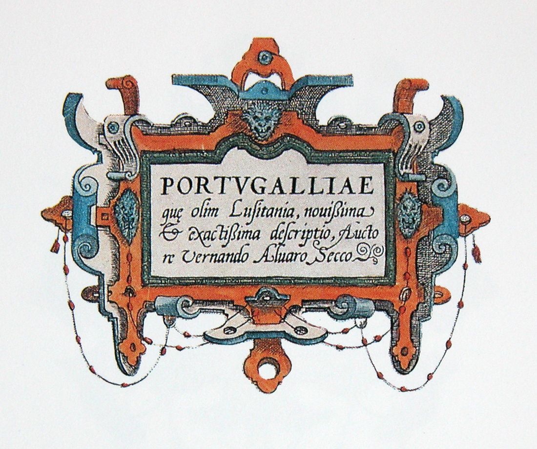 Cartela do Portugal de Fernando Álvaro Seco, Abraham Ortelius, 1570 ...