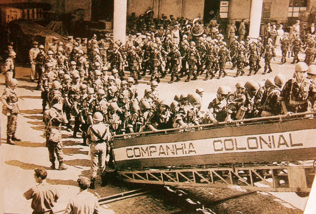 Embarque para a Guerra Colonial, 1965 (c.), Portugal. – Arquipélagos