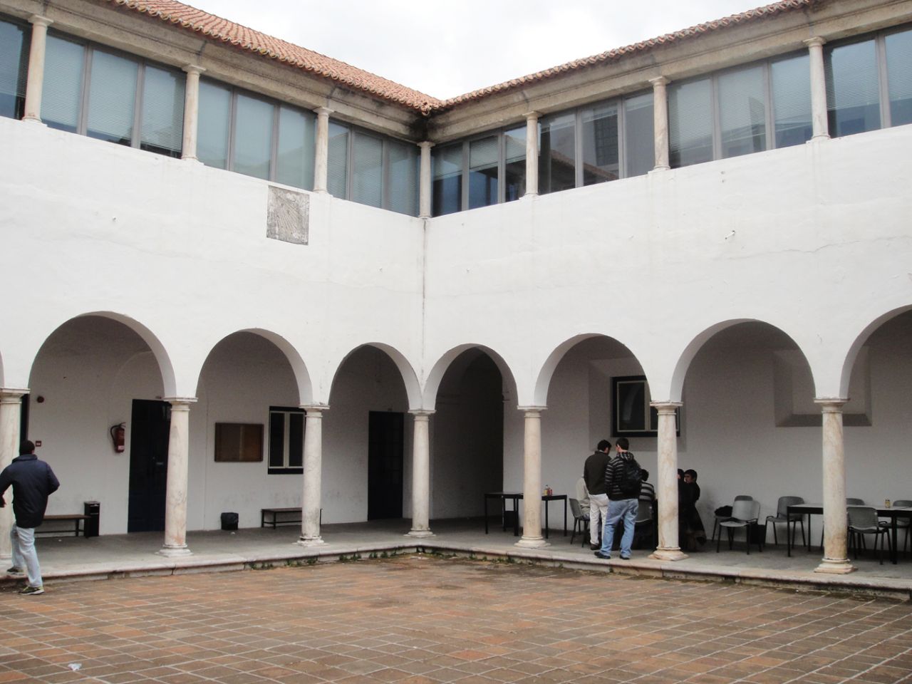 Arcaria do pátio pequeno da Universidade de Évora, 1620 e seguintes ...
