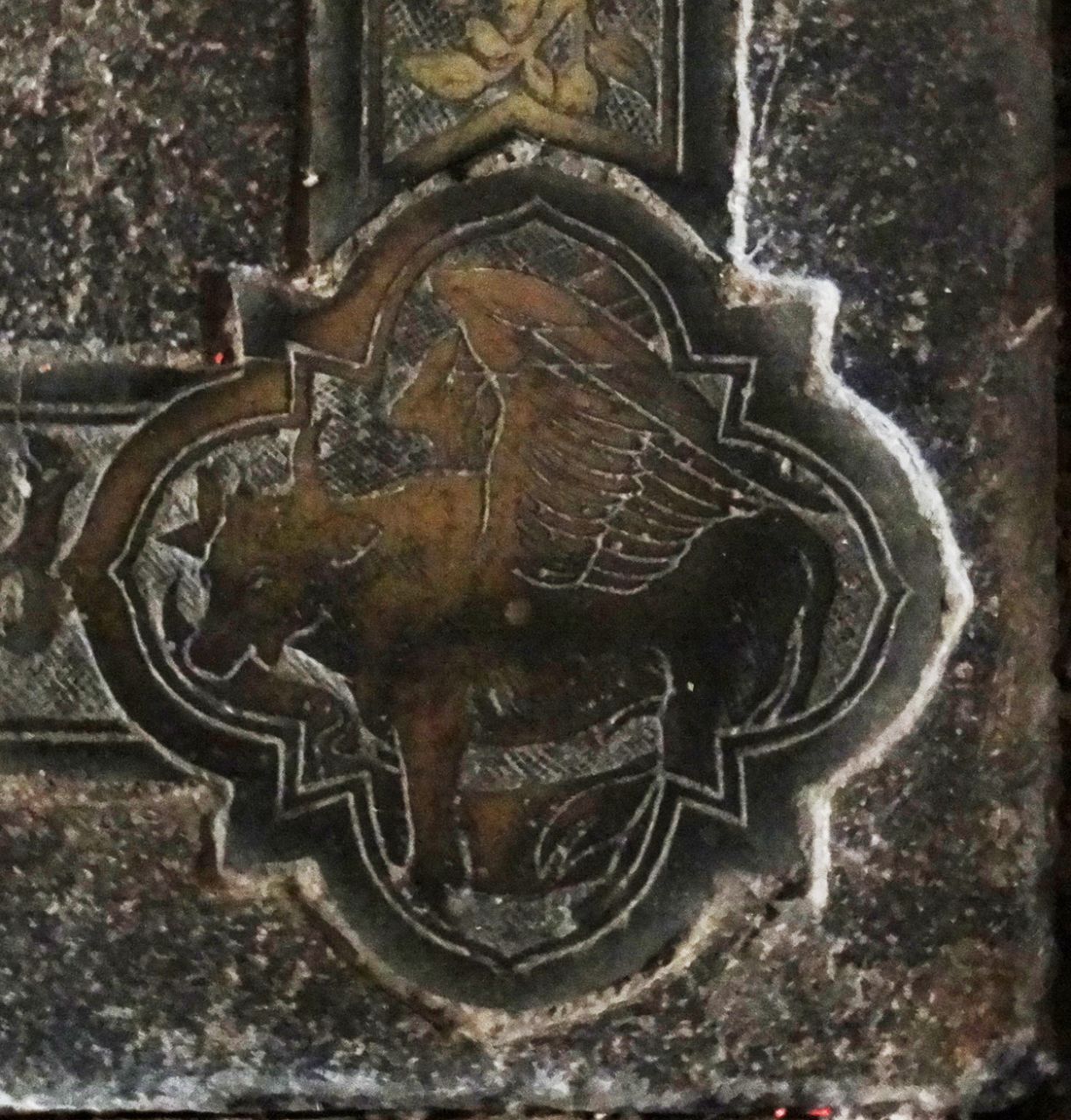 Touro alado de São Lucas, 1520 (c.), sé do Funchal, ilha da Madeira ...