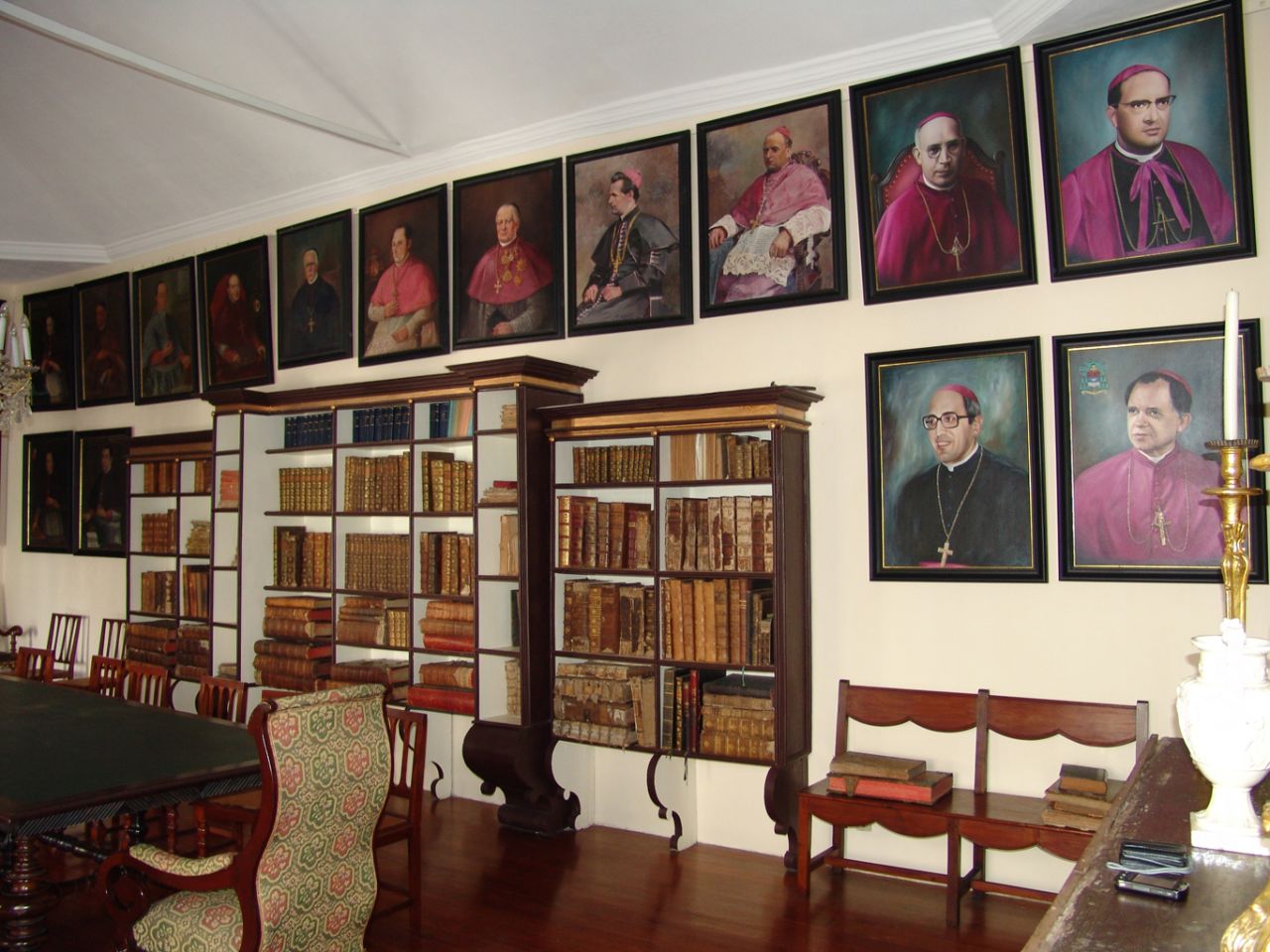 Sala do Cabido, 1734 (c.), cabido da sé do Funchal, ilha da Madeira ...