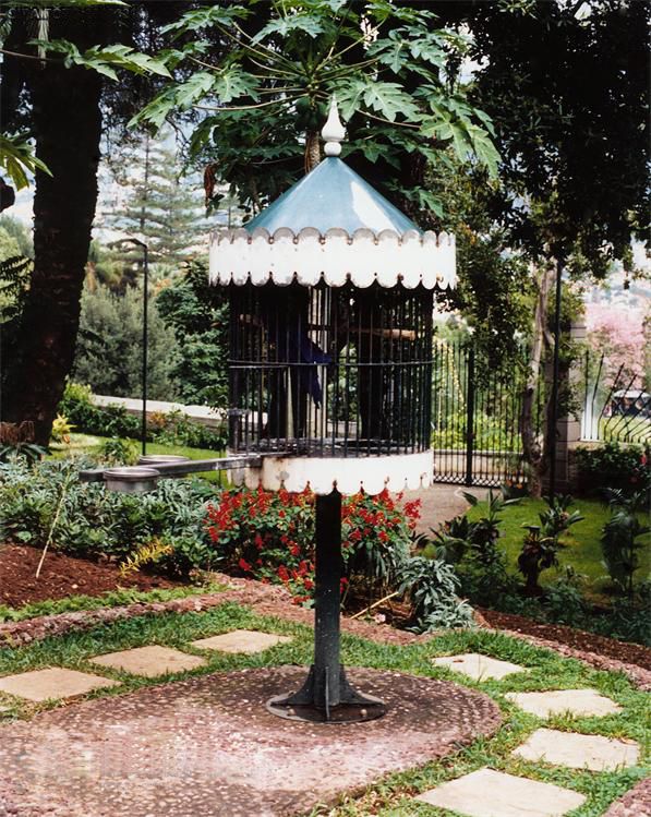 Gaiola de jardim, 1990 (c.), Quinta Vigia, Funchal, ilha da Madeira ...