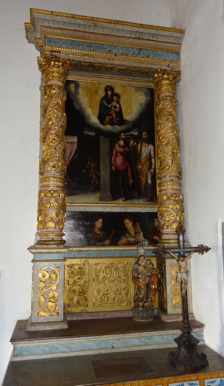 Retábulo de Nossa Senhora da Estrela, 1590 e 1670 (c.), capela do Corpo ...