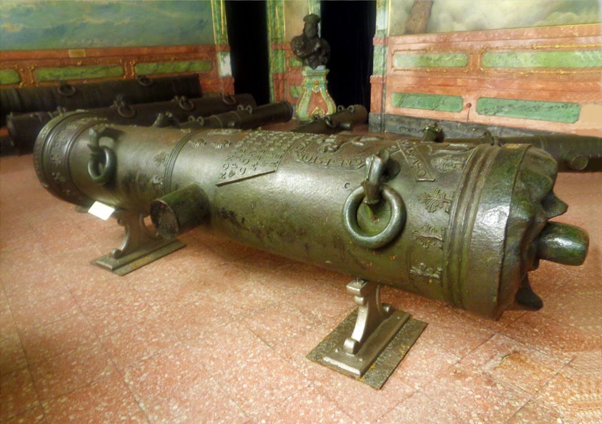 Grande canhão pedreiro, Espalhafato Tigre, Goa (atr.), 1533, Museu ...