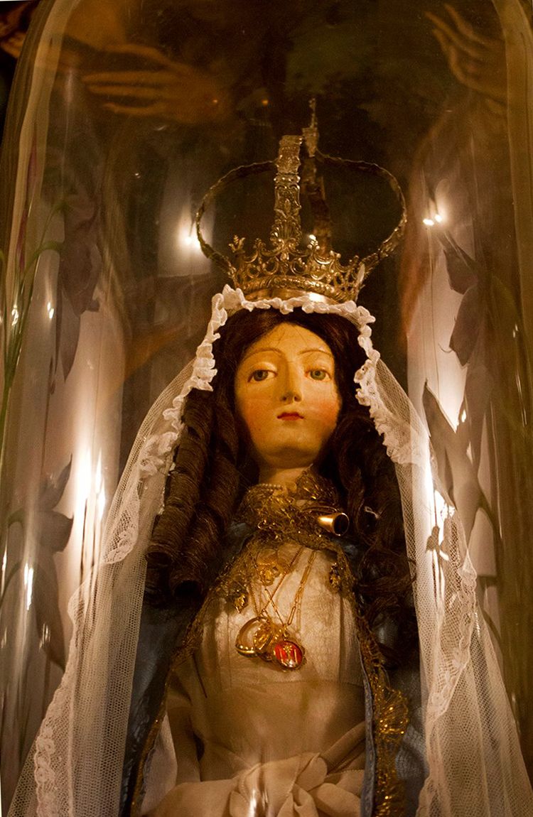 Nossa Senhora, imagem de roca, 1780 (c.), capela de Nossa Senhora do ...