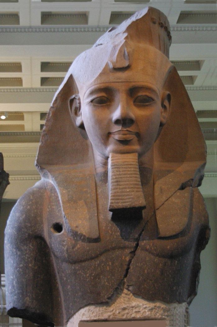Faraó Ramessés do Museu Britânico, Egito, 1270 a.C., Londres ...