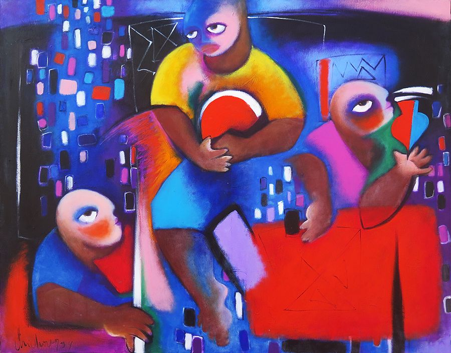 Sem Título, óleo de Roberto Chichorro, 1994, Lisboa, Portugal ...