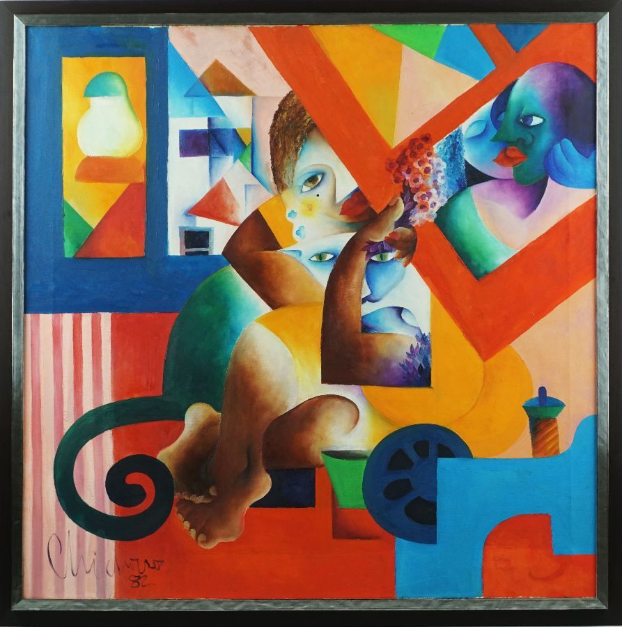 Sem título, óleo de Roberto Chichorro, 1982, Lisboa, Portugal ...