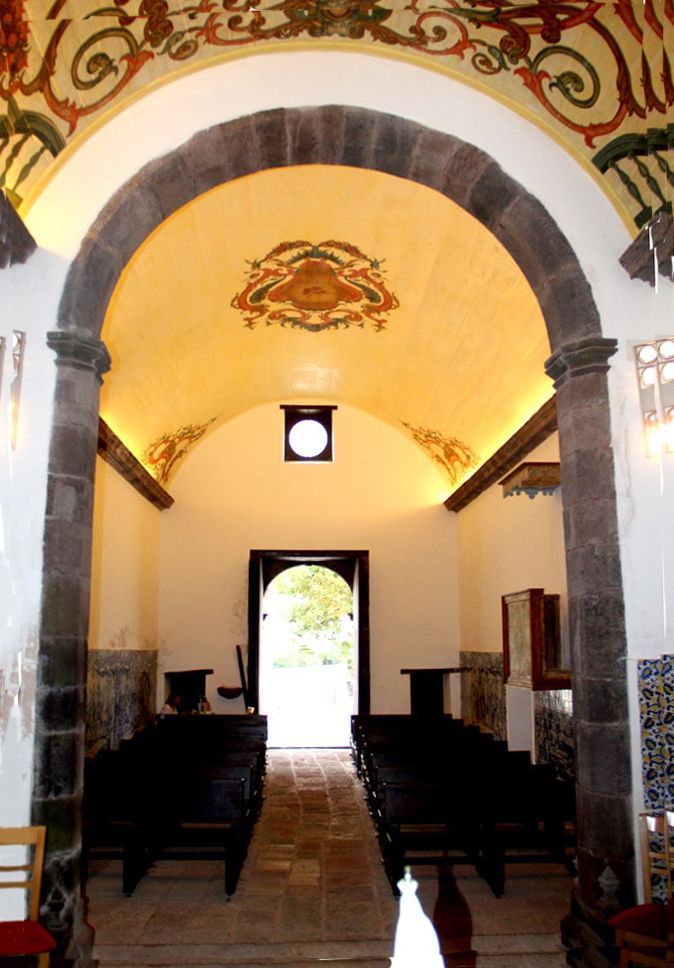 Interior da capela de São Roque, reconstrução de 1739 (c.) e seguintes ...