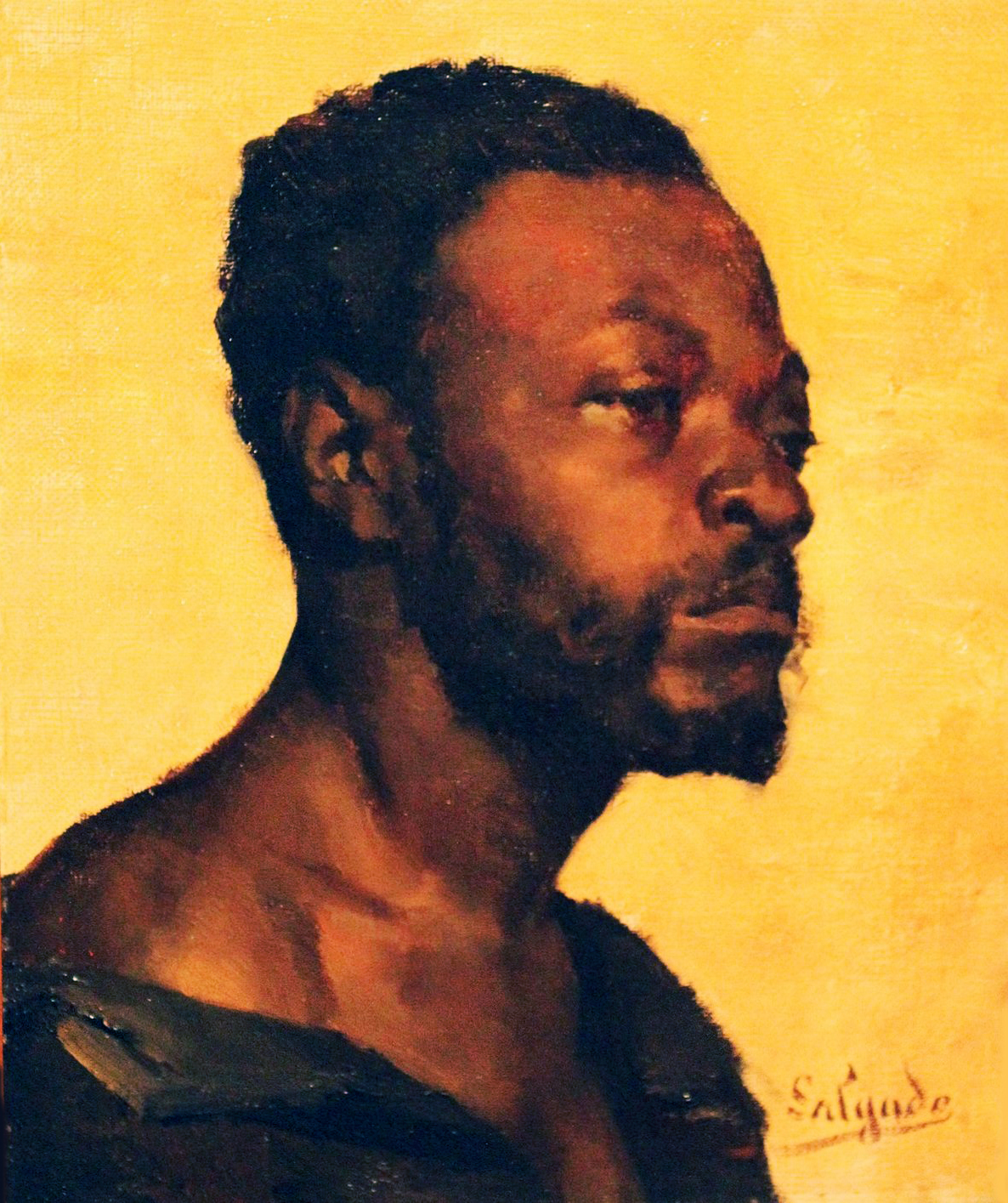 Retrato de Negro, óleo de Veloso Salgado, 1887, Casa-museu Dr ...
