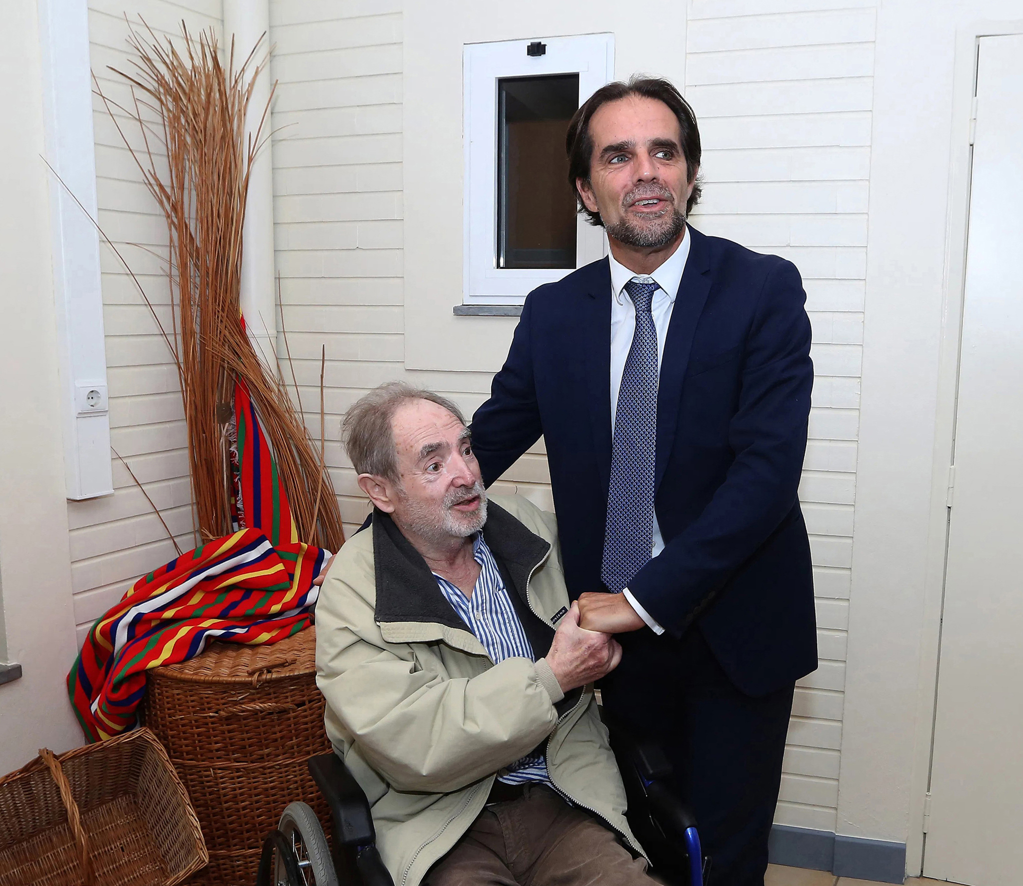 Dr. Miguel Albuquerque e o fotógrafo Manuel Nicolau, fotografia de 2018 ...