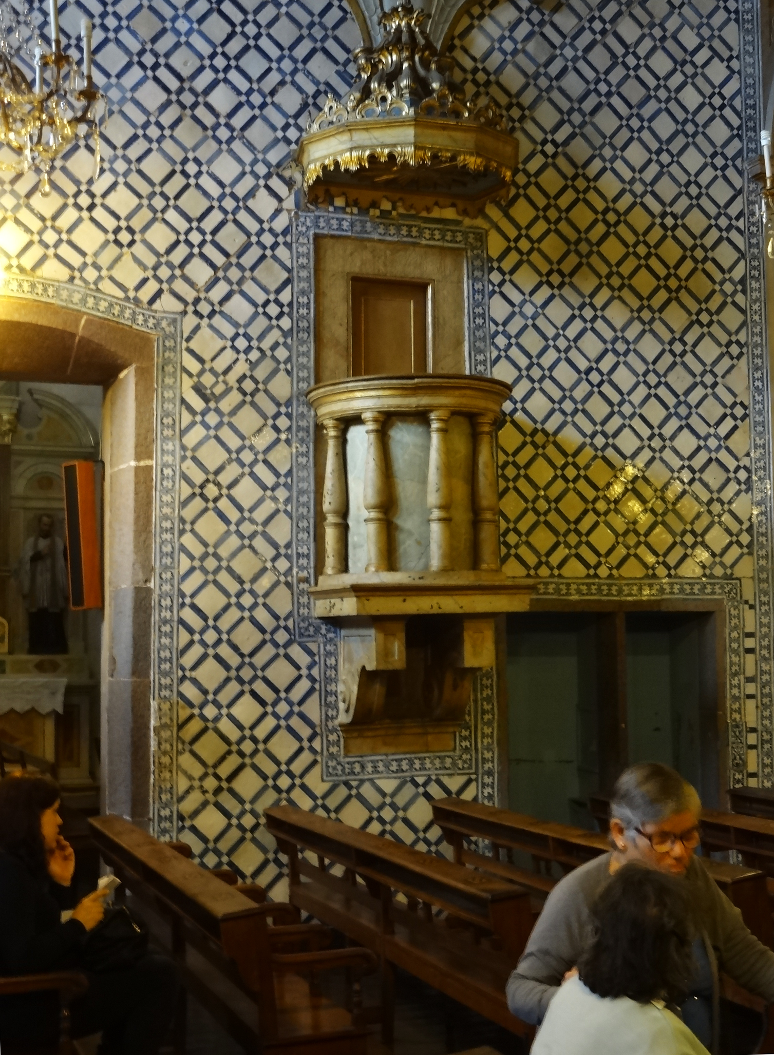 Púlpito, 1610 (c.), igreja matriz de São Pedro do Funchal, ilha da ...