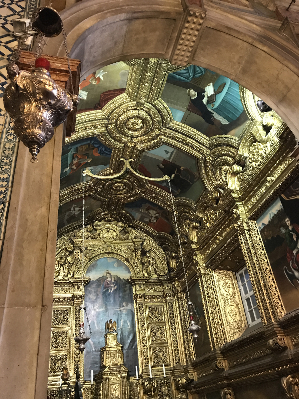 Altar da capela do Santíssimo da matriz de São Pedro do Funchal, 1743 ...
