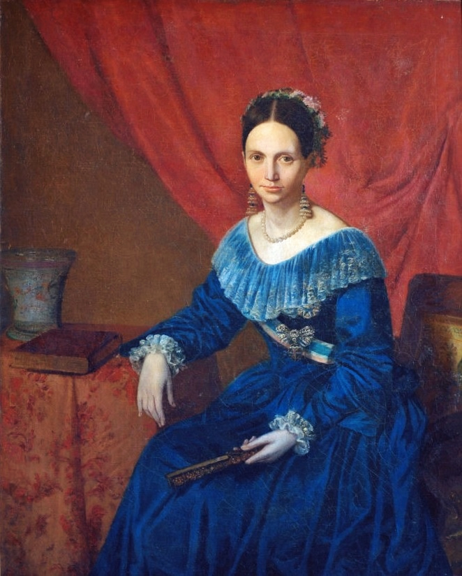 Retrato da Infanta D. Isabel Maria, óleo de José Rodrigues (atr.), 1857 ...