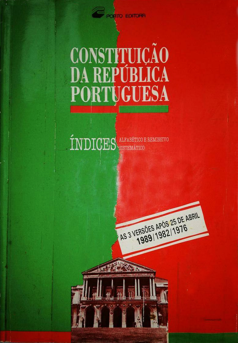 Constituição da República Portuguesa, Índices, Porto Editora, 2015 ...