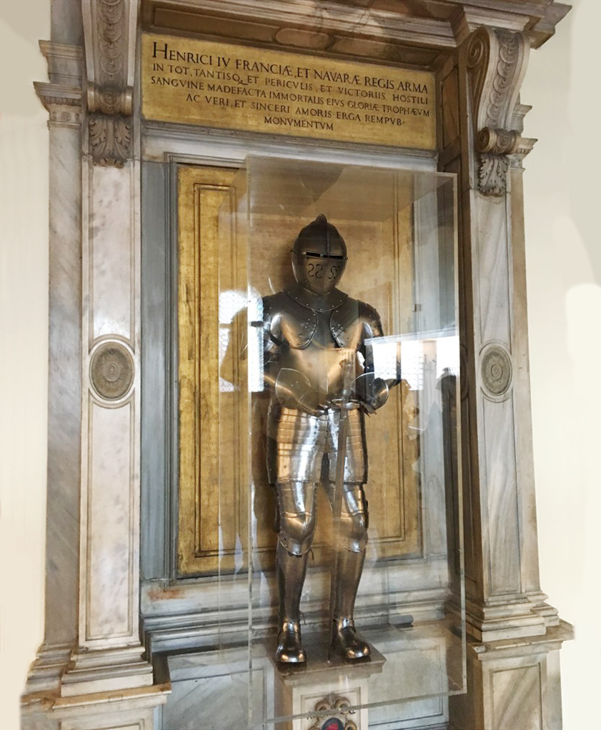 Armadura de Henrique IV de França e Navarra, 1580 (c.), Sala de Armas ...