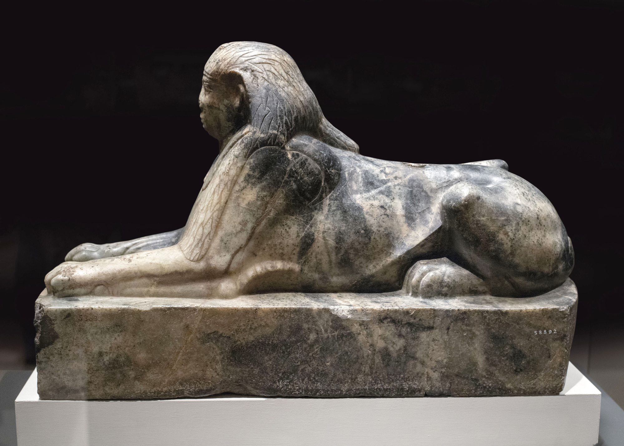 Esfinge do faraó Amenemhat IV, 1798 a. C. (c.), Museu Britânico ...