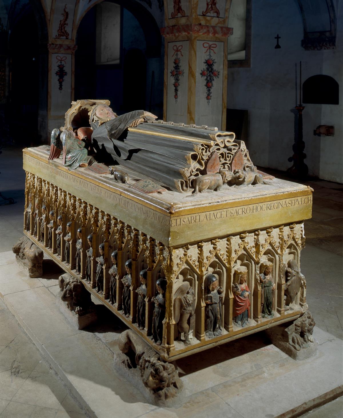Túmulo da Rainha Santa Isabel, Mestre Pero de Coimbra, 1336 (c ...