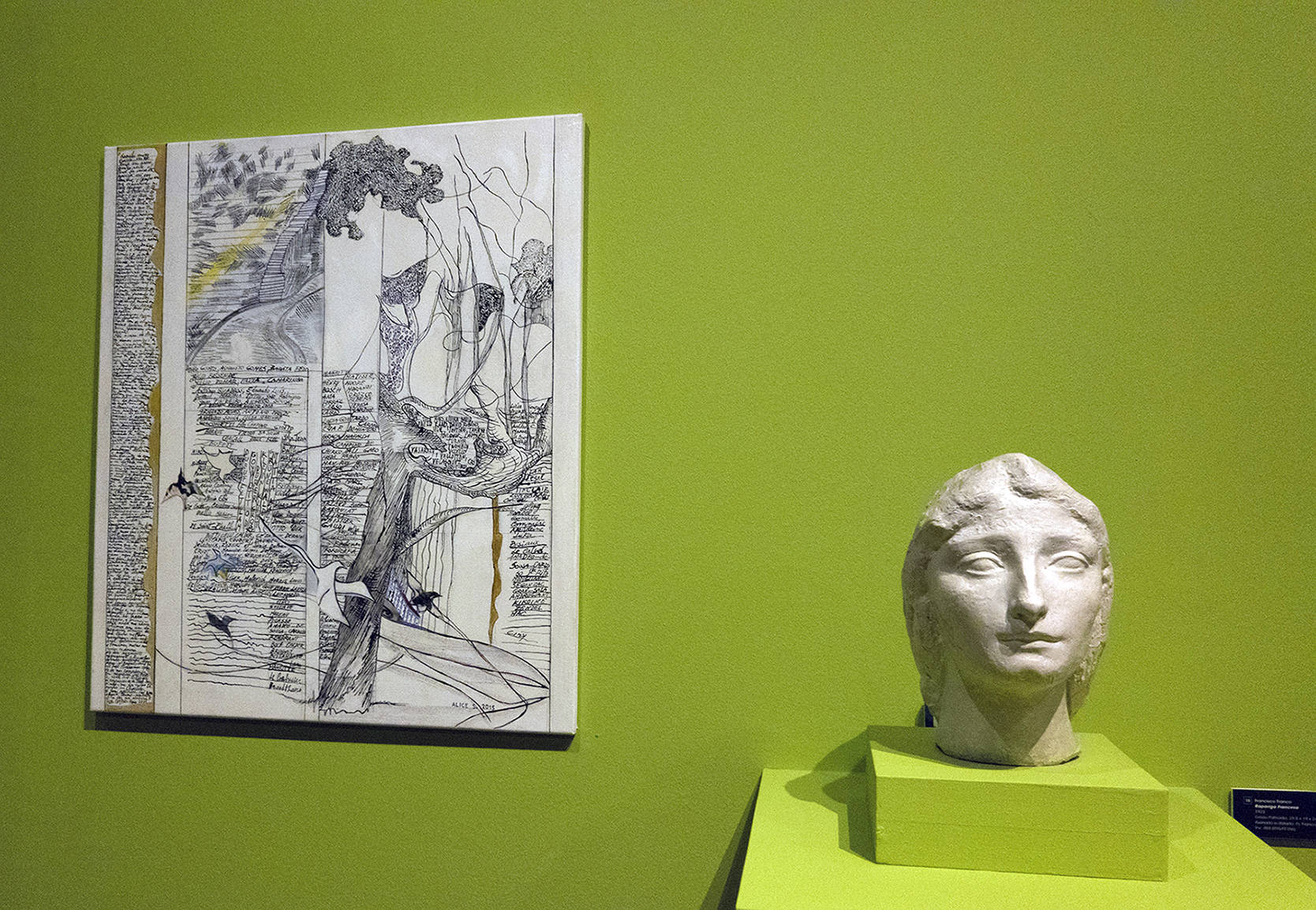 Carta do Funchal de 2015, óleo e técnica mista de Alice Sousa, 2015 ...