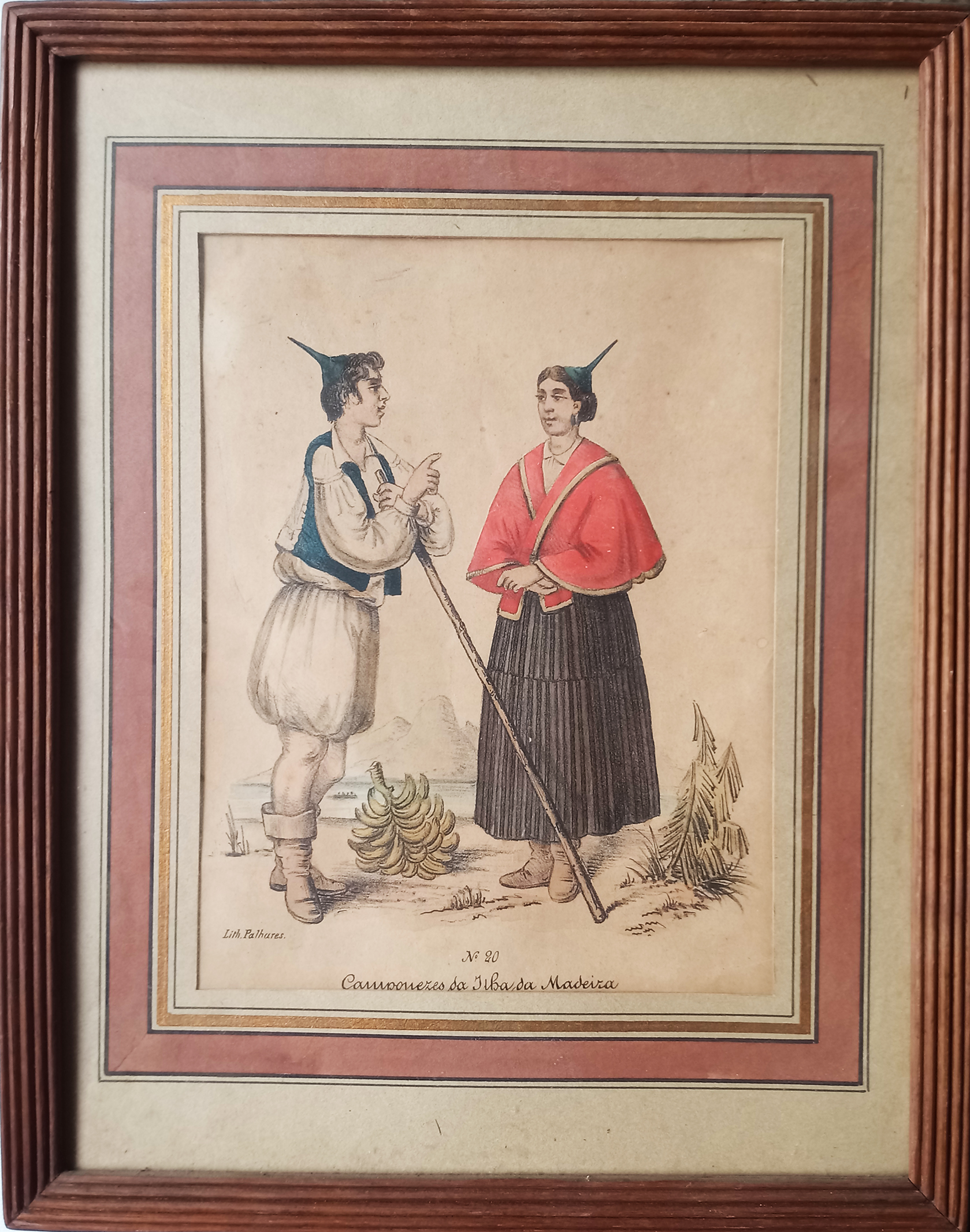 Camponeses da Ilha da Madeira, coleção Palhares, 1842, ilha da Madeira ...
