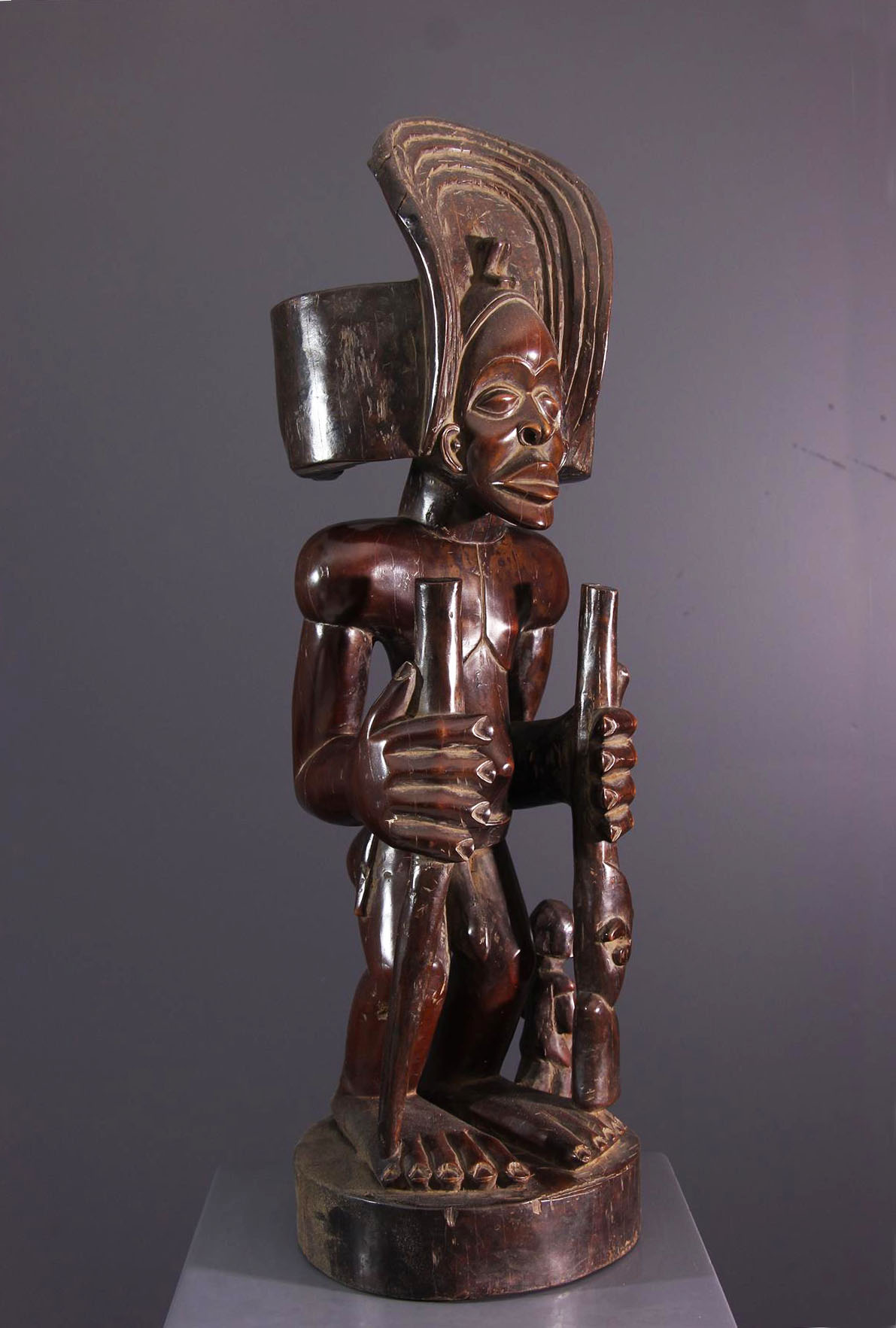 Tchibinda Ilunga, ancestral dos Tchokwe da galeria Art Tribal Africaine ...